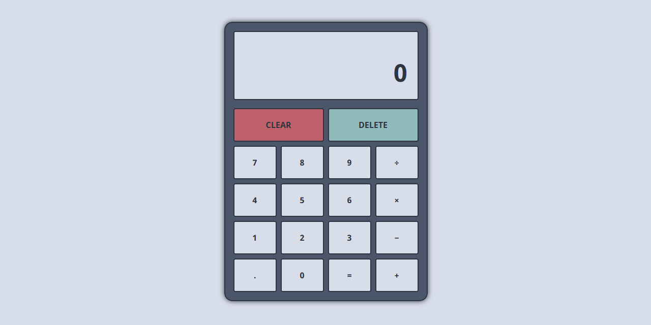 GitHub - AustinMcCallister/odin-calculator: Calculator project for the ...
