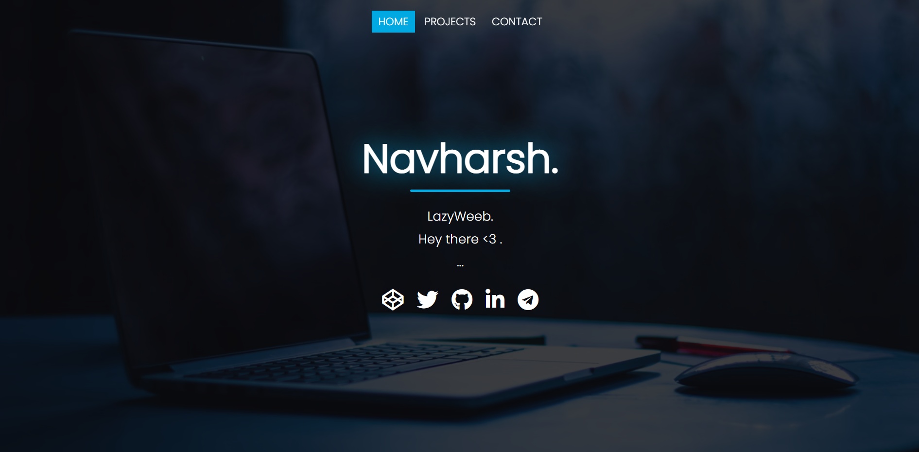GitHub - navharsh/Portfolio: My Portfolio Website