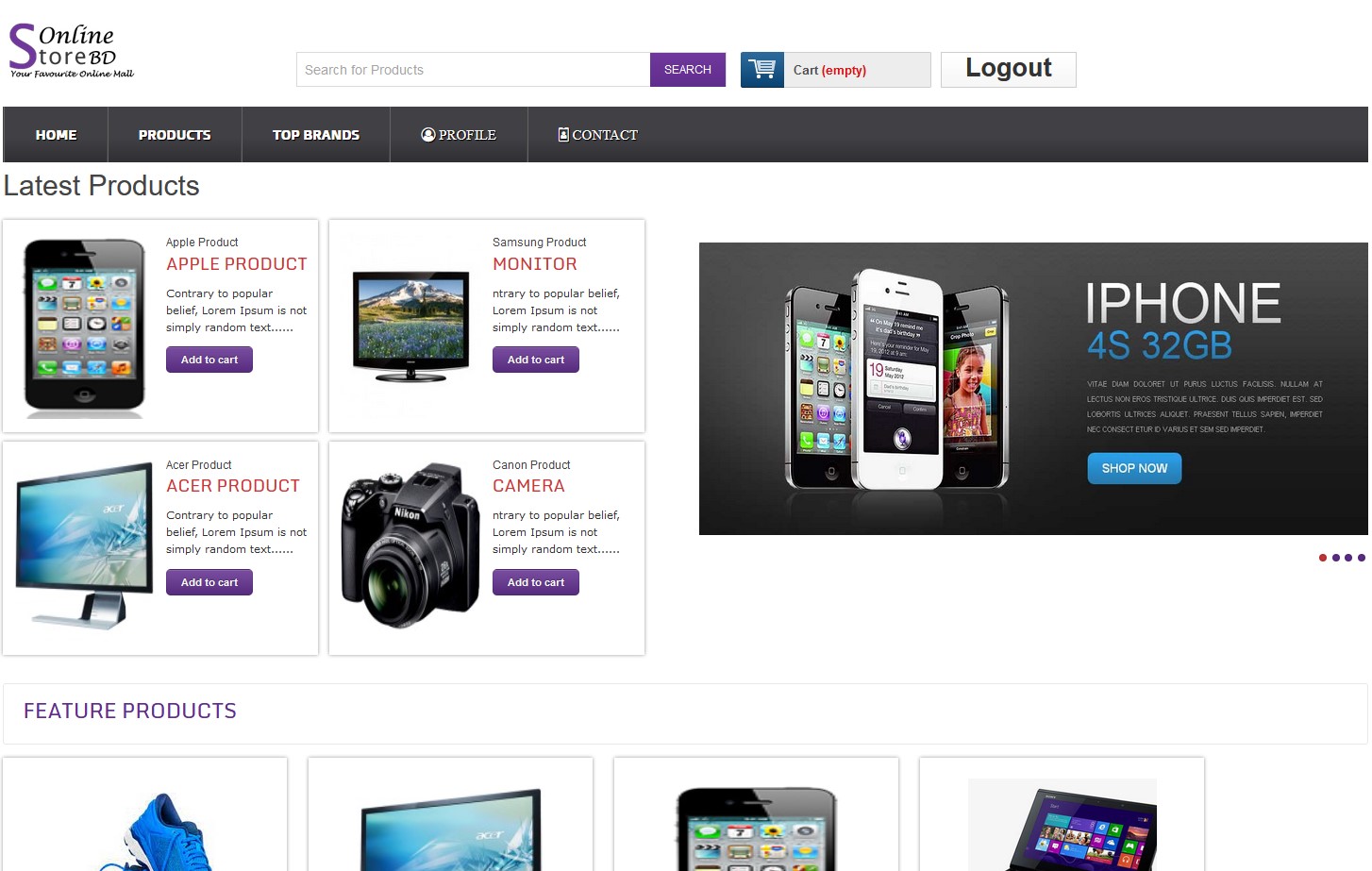 Github Rokibol Hasanbasic Ecommerce With Full Functionality Php Oop