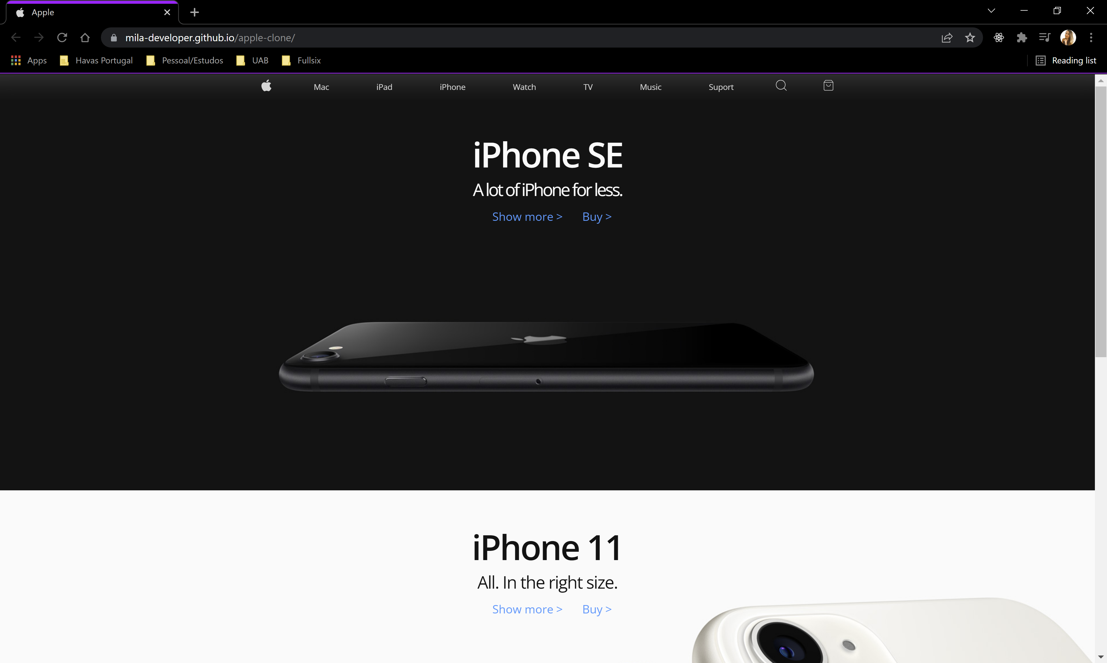 GitHub - mila-developer/apple-clone: Clone of Apple website.