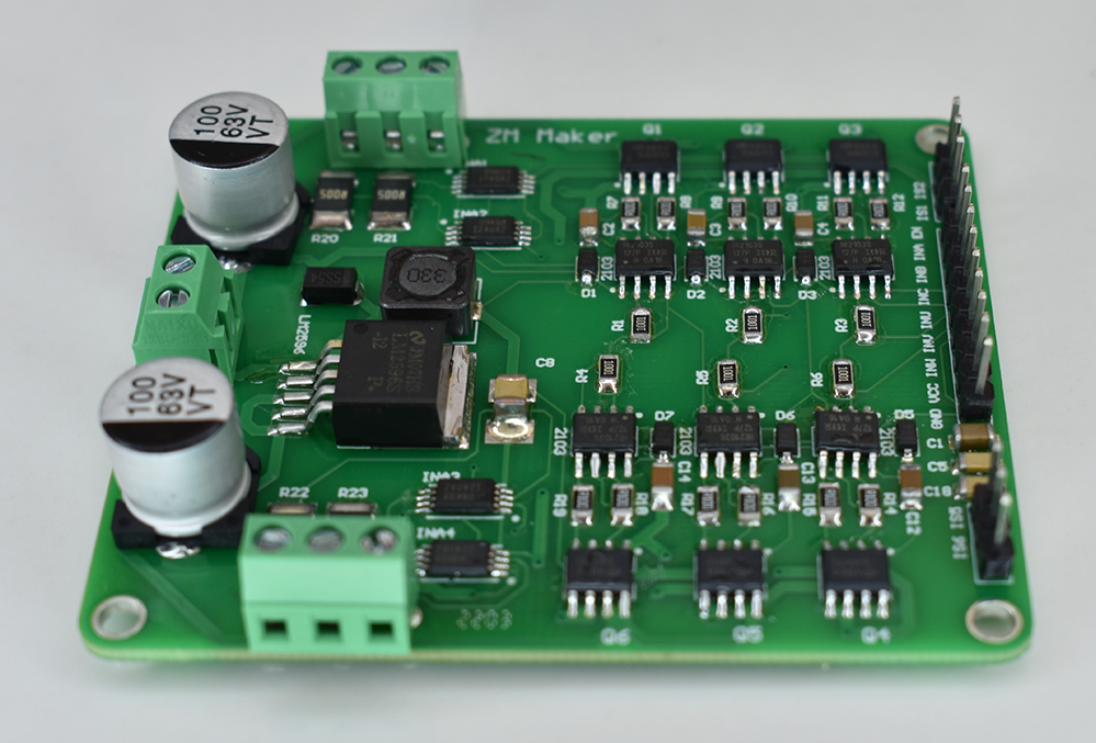 GitHub - ChenDMLSY/N-MOS_-FOC-DualMotorDriveBoard: 该驱动板是全N－mos的FOC双路电流环驱动板，超高性价比！资料分享！
