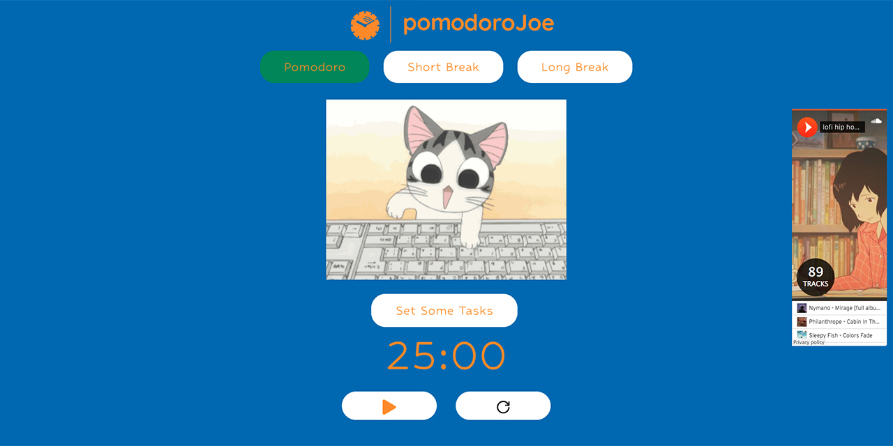 GitHub - joewhocodes/pomodoro-joe: A small React app, to help with self ...