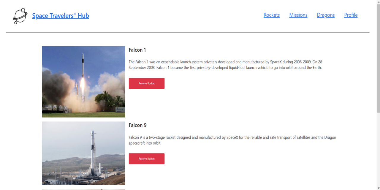 GitHub - sumairq/space-travel-react: Web application that allows users ...
