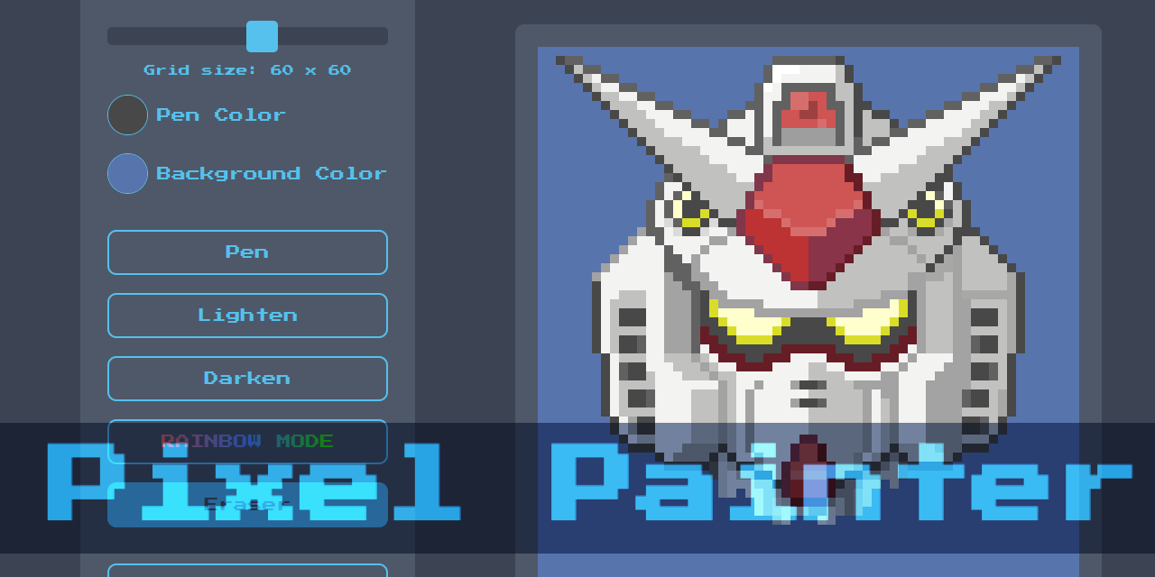 GitHub - NxBlaze/pixel-painter: Pixel Painter for The Odin Project.