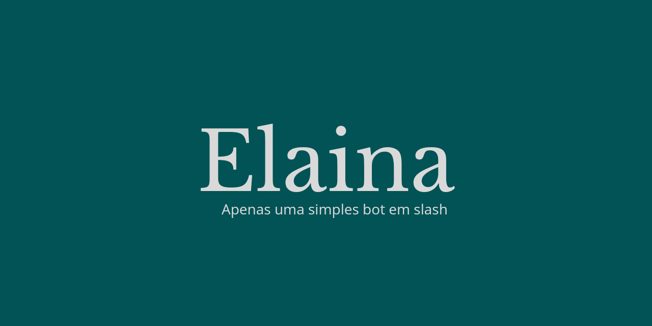 GitHub - HarukaYamamoto0/Elaina: just a simple bot in slash