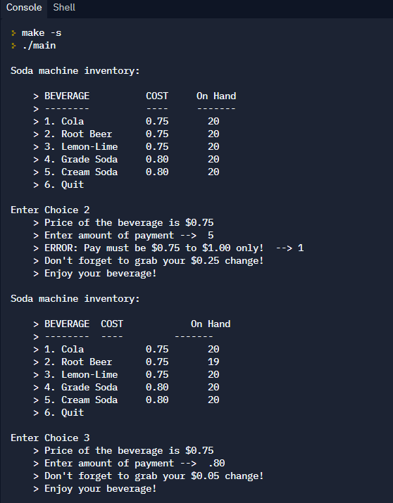 GitHub - veronicapichay/Vending-Machine-