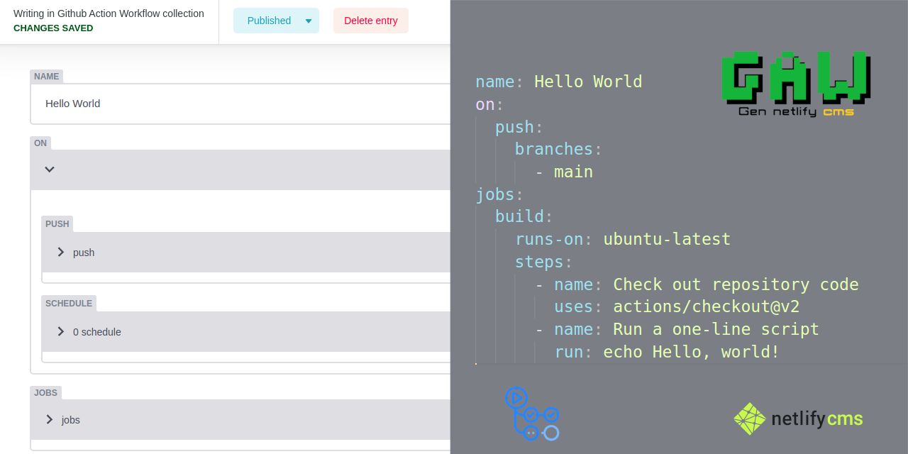 GitHub - dofbi/GAWgen-netlify-cms: Github Action Workflow generator ...