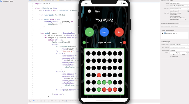 GitHub - k80trombetta/Connect-4: Connect4 Game App with pass and play ...