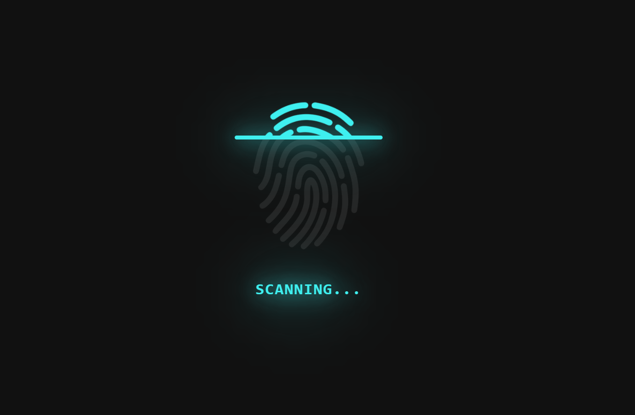 Github Amestrescssanimationfingerprintscanner Small Loading Animation Simulating An 7543
