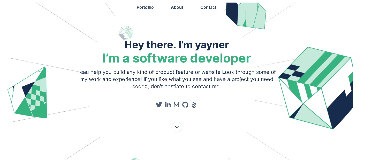 GitHub - yayner2002/myPortfolio: A portfolio webiste designed to make ...