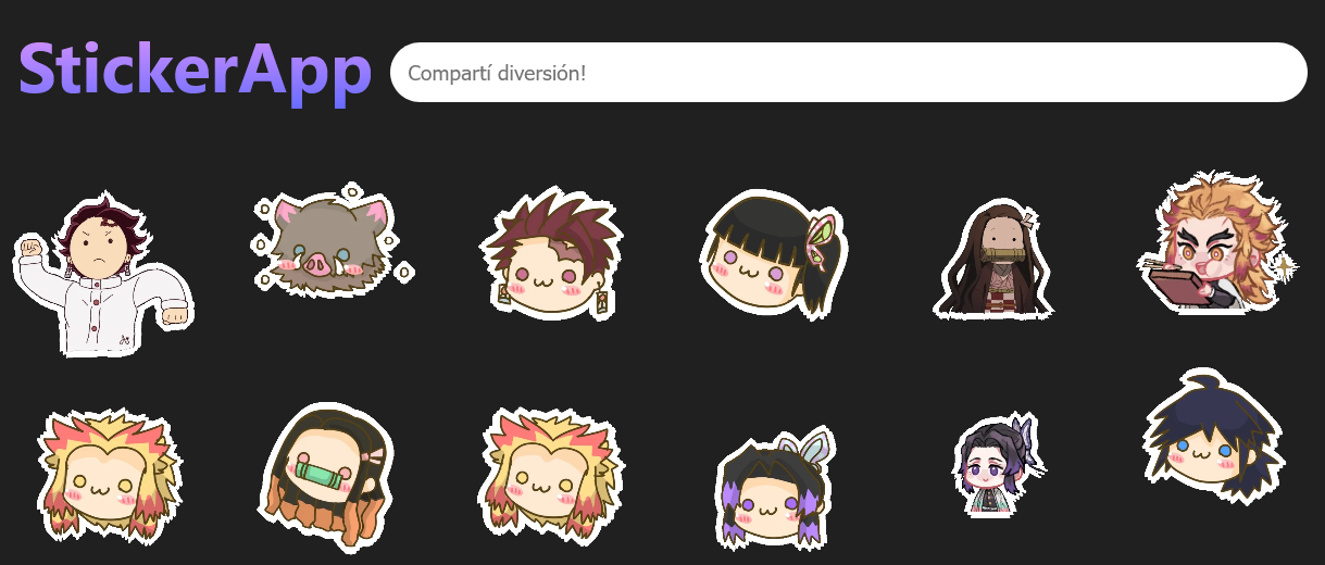 GitHub - mauricarron/react-sticker-app: Sticker Browser to copy and ...