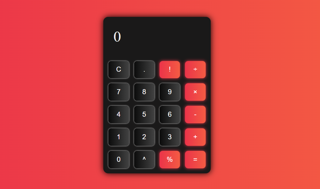 GitHub - Ruchita1010/calculator: Calculator for TheOdinProject