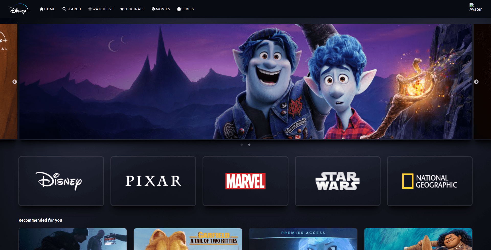 GitHub - CharlesMariga/Disney-plus-clone