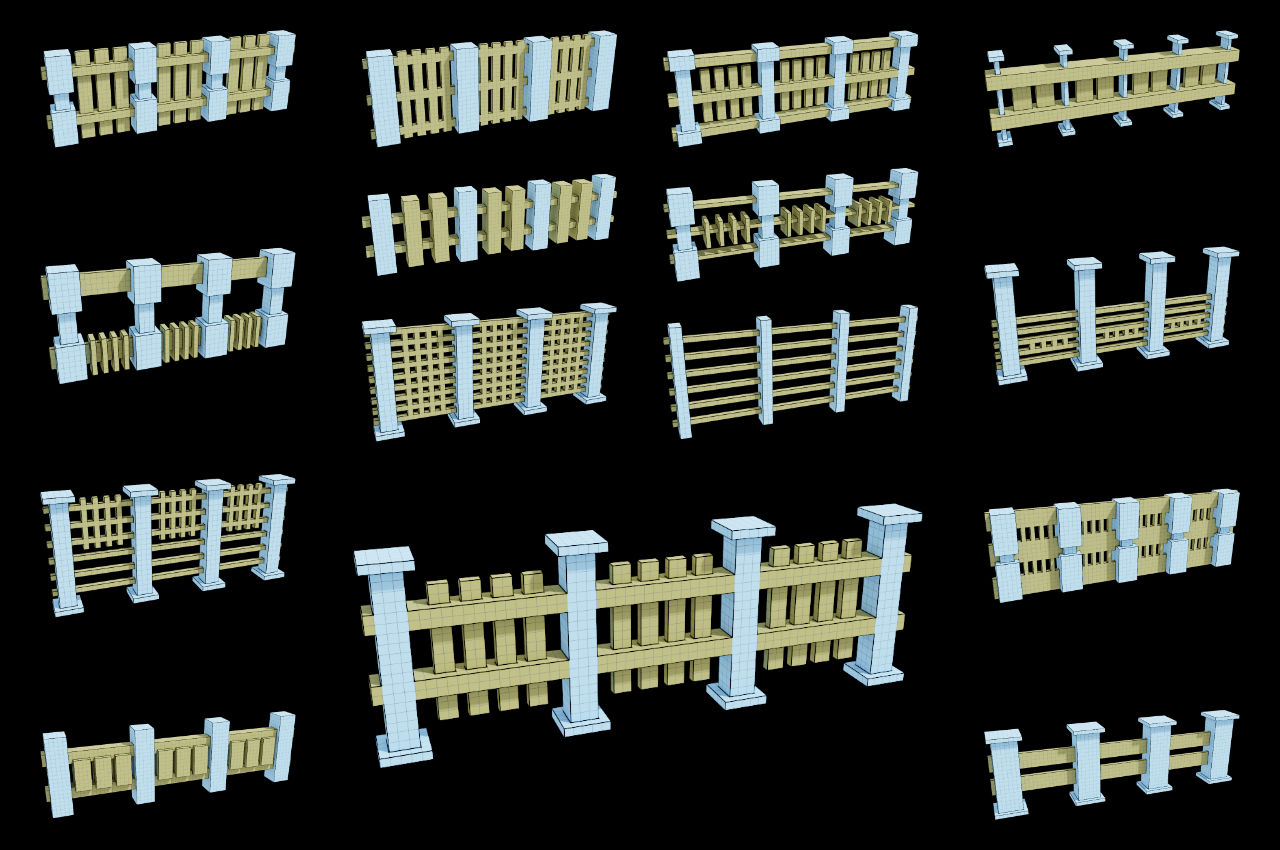 GitHub - pentool/mvs-easy-fence: Easy Fence shader for MagicaVoxel