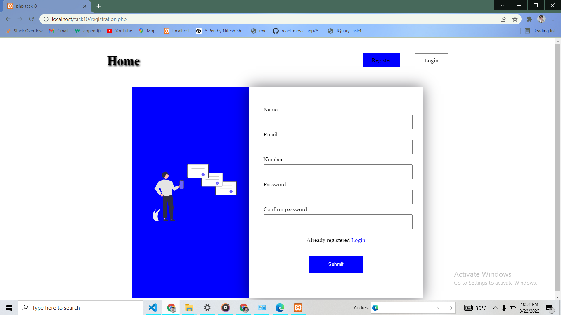 Github Nitesh 10 Shuklaphp Crud Crud With Registration And Login System Using Php Mysqli