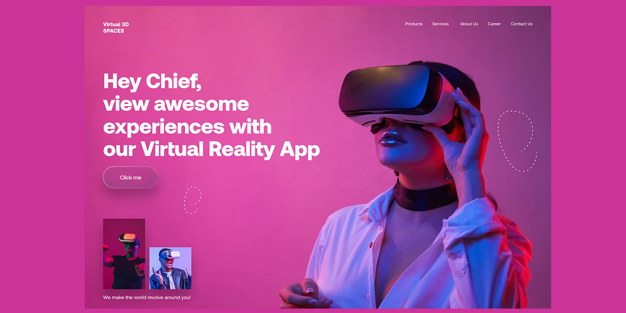 GitHub - Israel-2k19/Virtual-3D-Spaces-Hero-Page