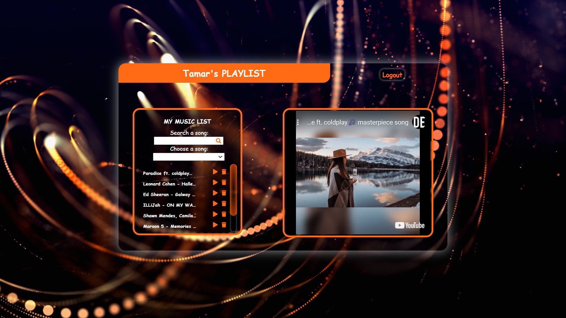 GitHub - tamar365/playlist-client