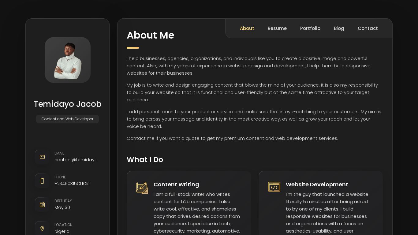 vCard/index.html at main · temidayoxyz/vCard · GitHub