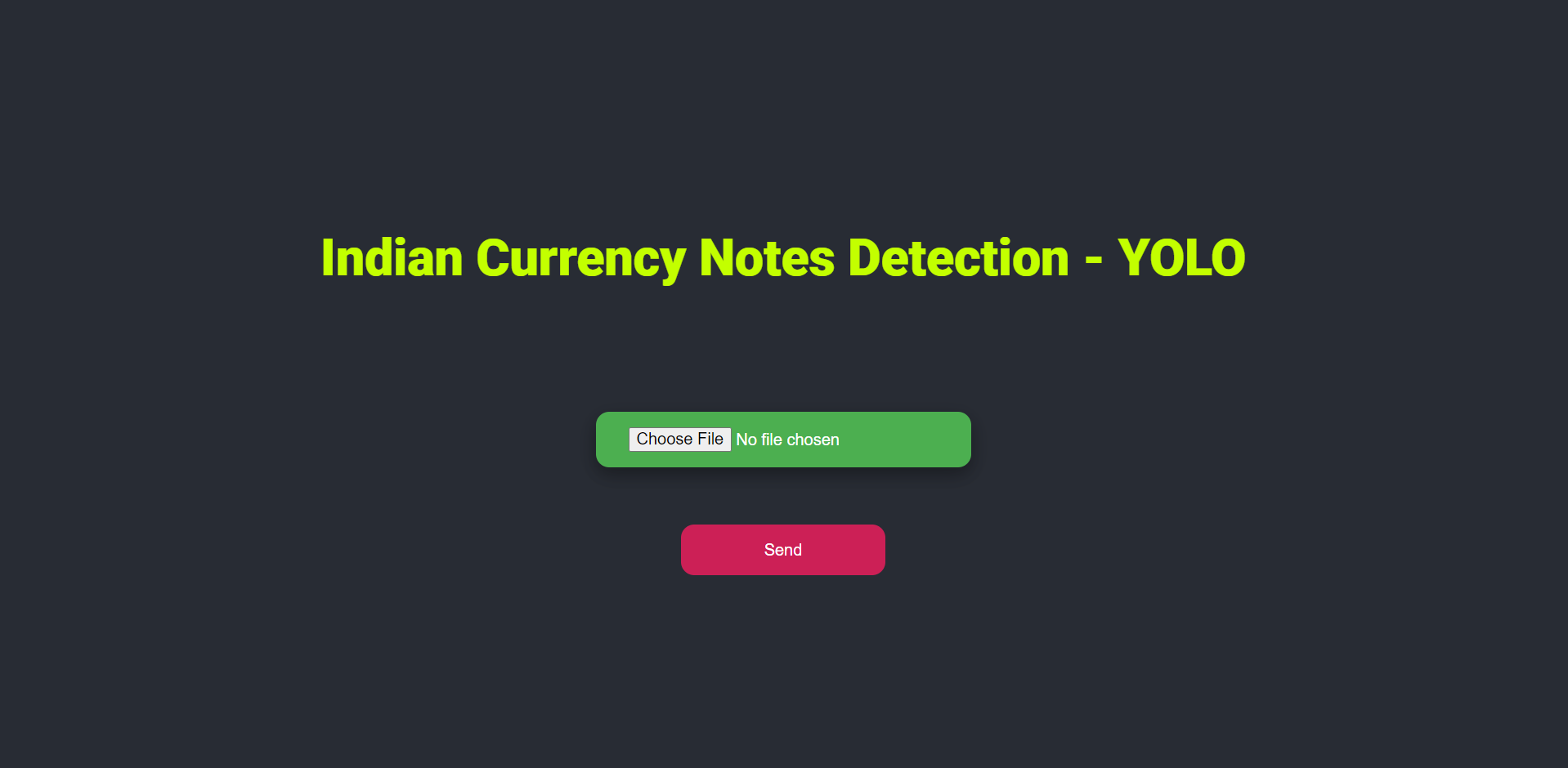 GitHub - Gowtham-369/IndianCurrencyNotesDetection: A web application ...