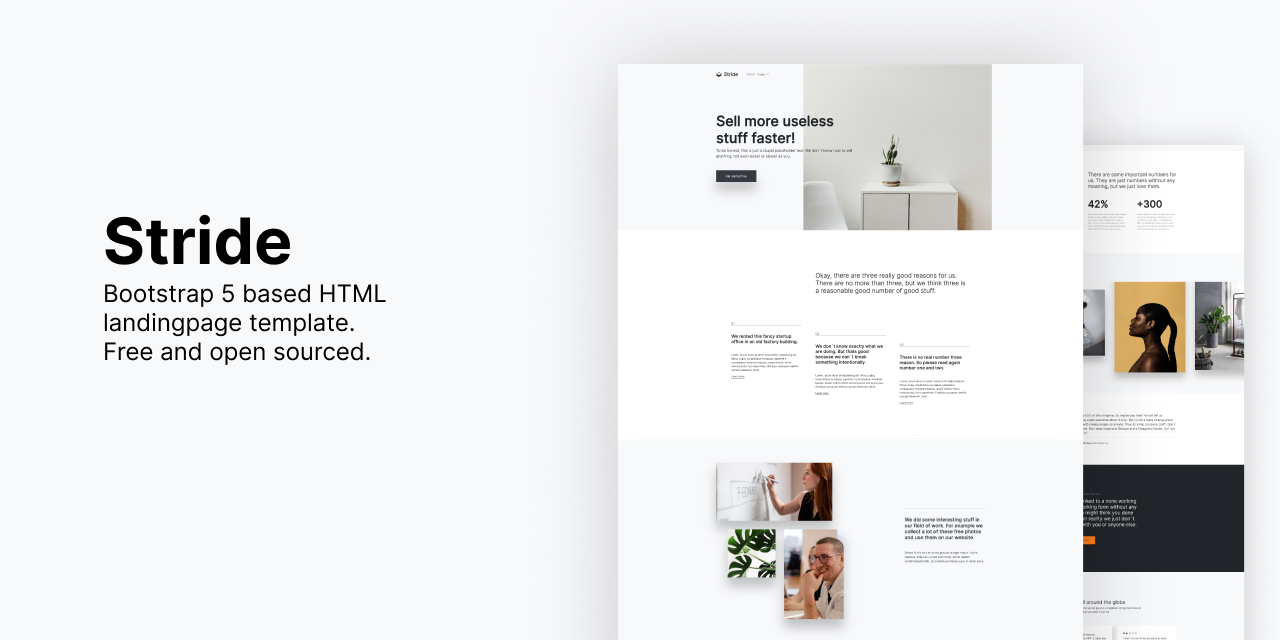 GitHub - holger1411/Stride-HTML-Bootstrap-Template