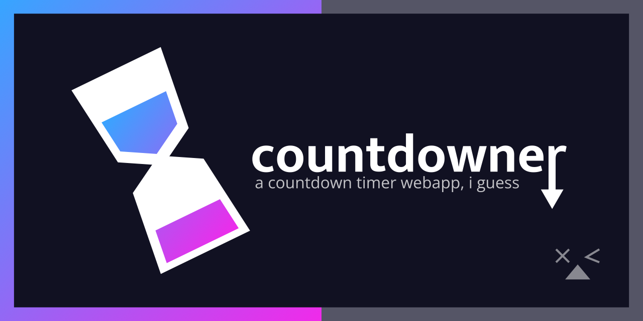 GitHub - 12beesinatrenchcoat/countdowner: [VERY WIP!] A countdown webapp.