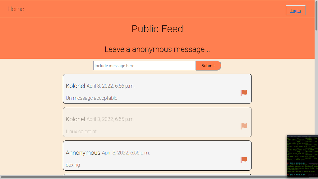 GitHub - 0script/livefeedapp: livefeed application with django4