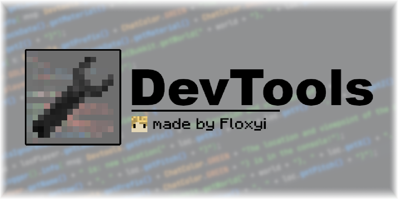 GitHub - Floxyi/DevTools: Floxyi's DevTools (for Minecraft)