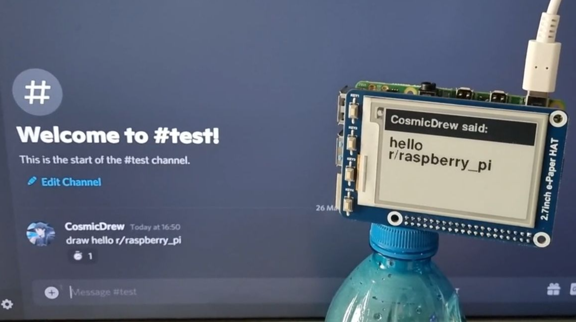 GitHub - Android2771/rpi-discord-display: Discord Bot integrating with Waveshare Display