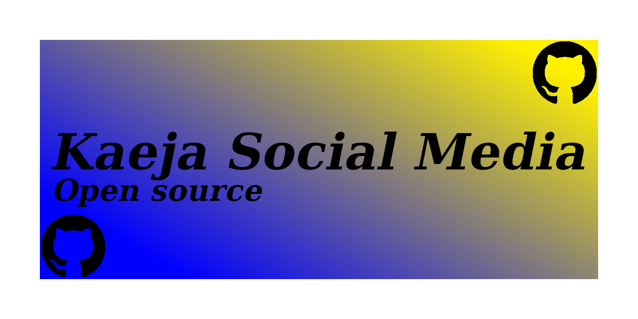 GitHub - valentin-heiderich/kaeja-social-media: A social network. But front as well as backend ...