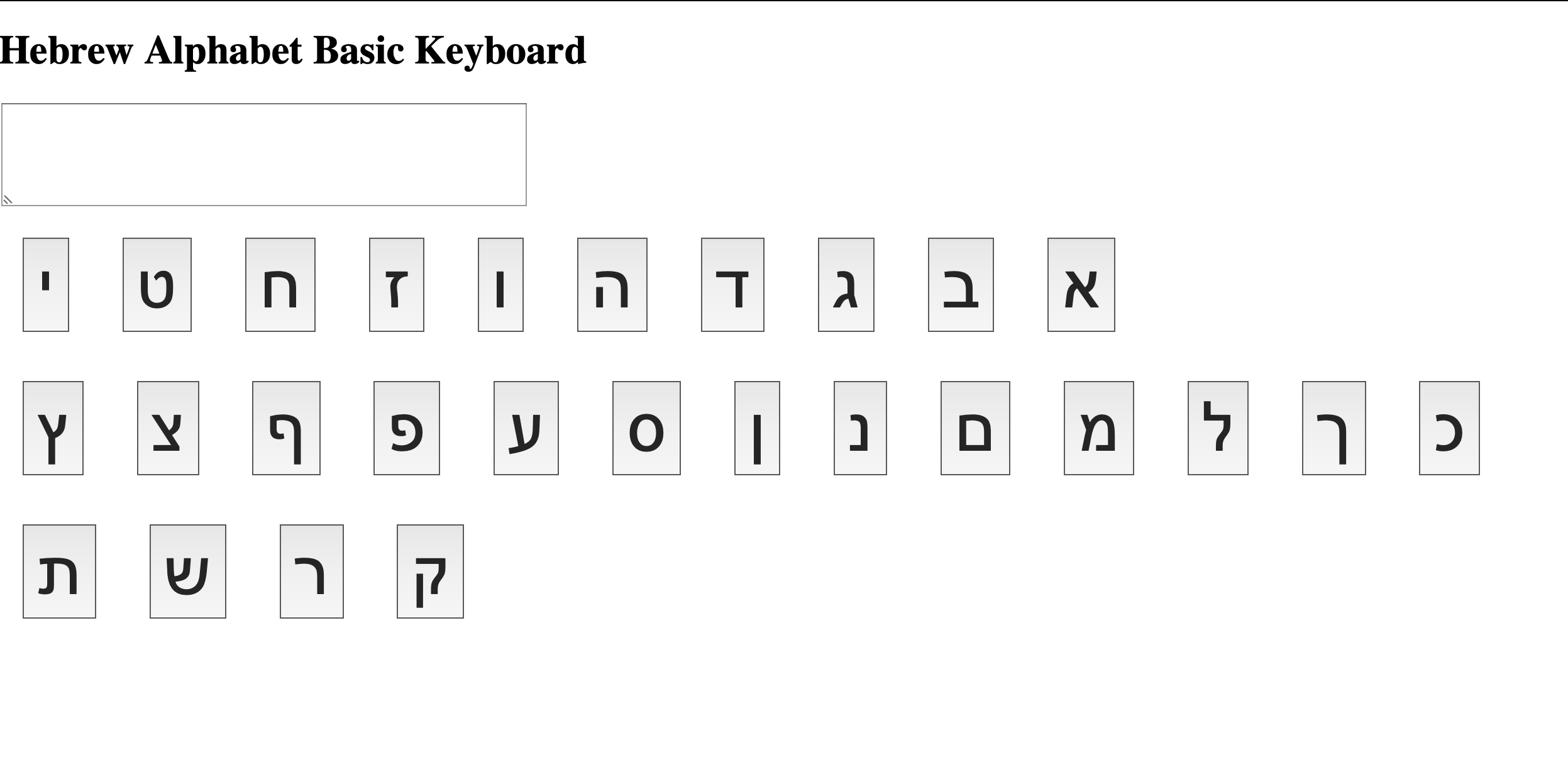 GitHub - elsanussi-s-mneina/hebrew-alphabet-basic-keyboard-html-js ...