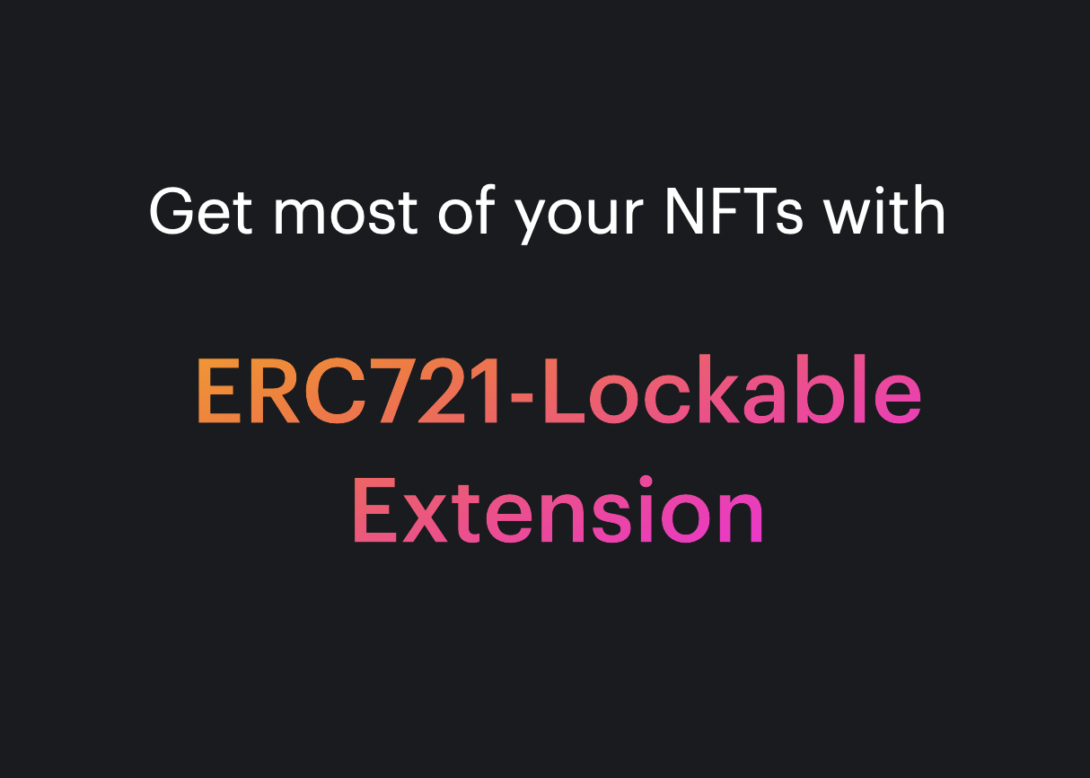 GitHub - filmakarov/erc721-lockable: ERC721s: Lockable NFTs