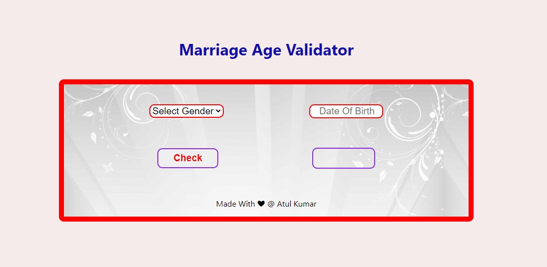 GitHub - theatulanand/marriage-age-validator