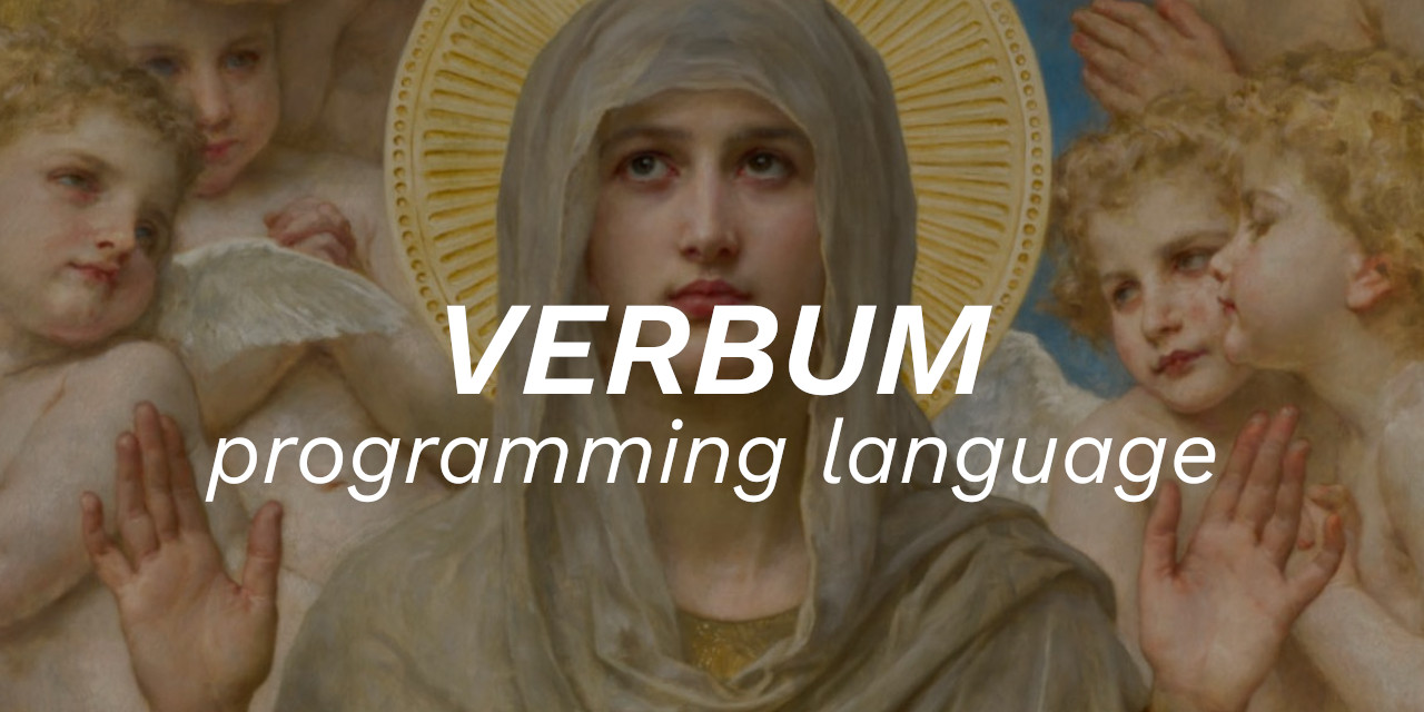 GitHub - verbum-lang/verbum-lang.github.io: 🌍 Verbum language website.