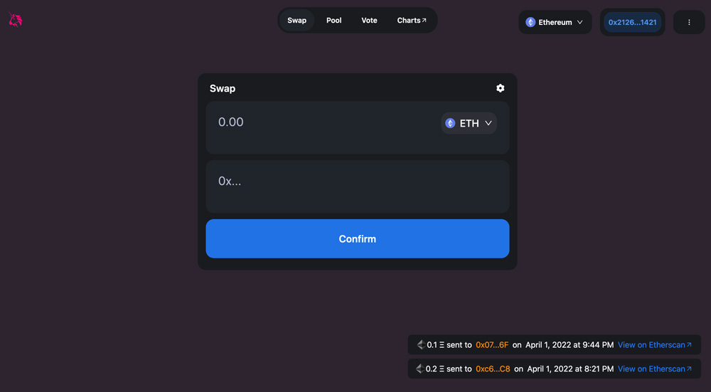 GitHub - acushlakoncept/uniswap-clone: This is a simple UNISWAP clone ...