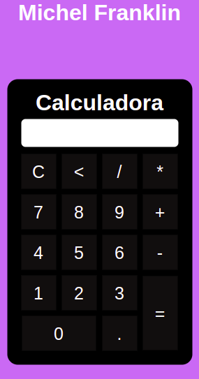 GitHub - michelfranklin81/calculadora