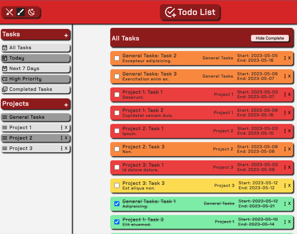 GitHub - EmbryonicDev/todo-list
