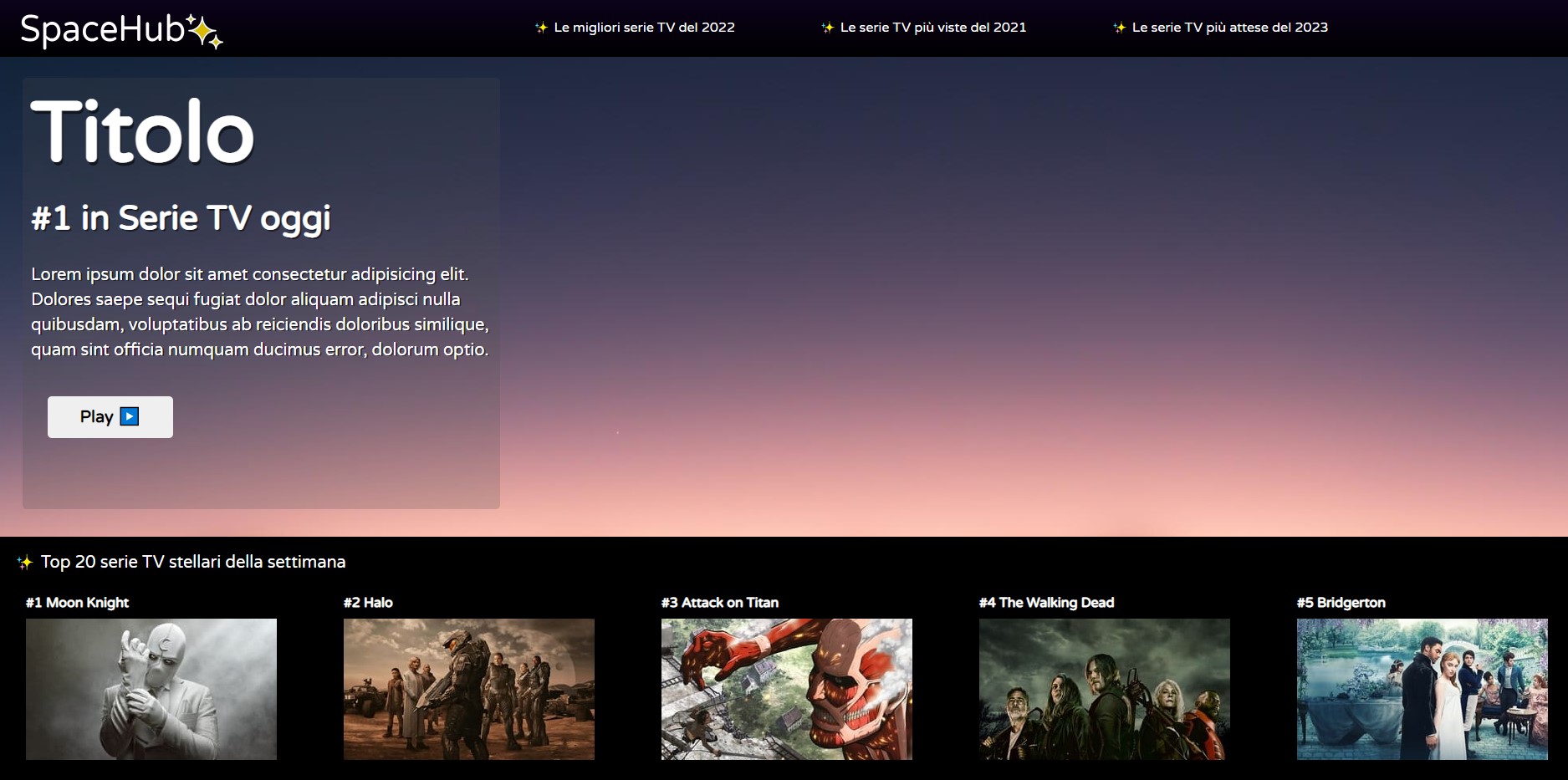 GitHub - underneathestars/SpaceHub