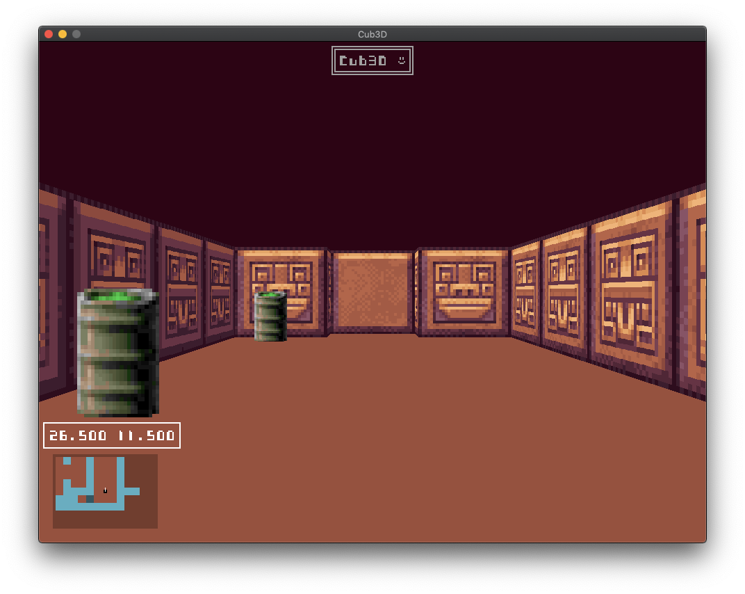 GitHub - pbremondFR/cub3d: 42 school cub3D: My basic raycasting engine