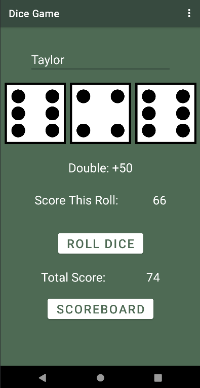 GitHub - jtphillips215/DiceGame: Android dice game project