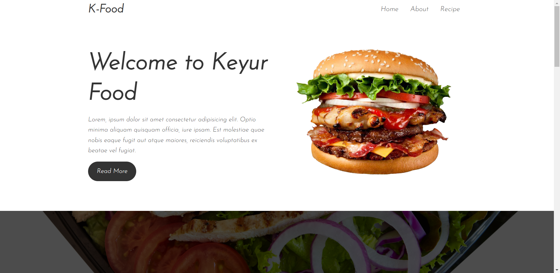 GitHub - devkeyur/Food.github.io: A simple & attractive Food website ...