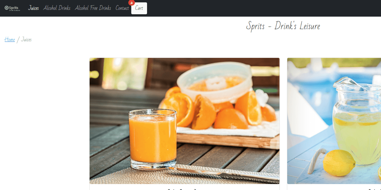 GitHub - mariosdaskalas/sprits: Beverage Website made with Bootstrap