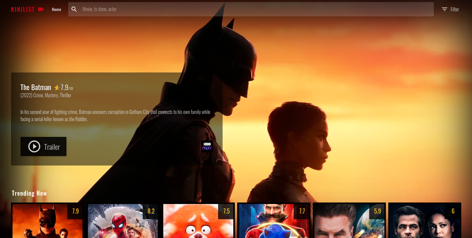 GitHub - andreibexa/kini-list: The Movie DB sample app using React.js ...