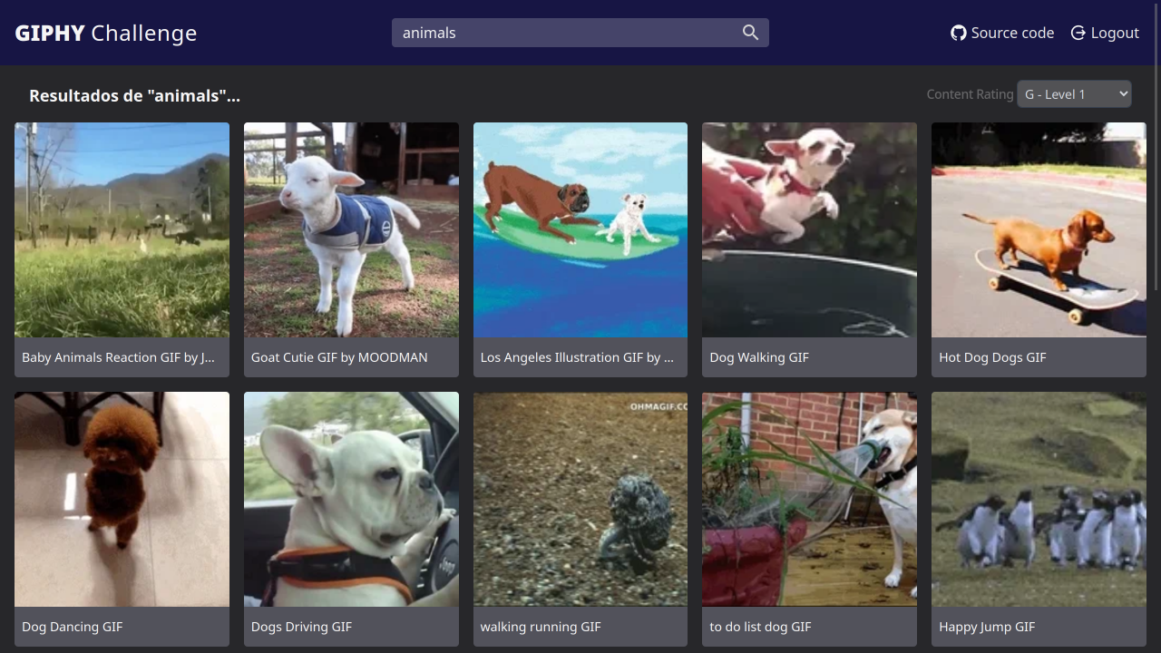 GitHub - TonyMckes/giphy-challenge: GIPHY Challenge, this project was ...