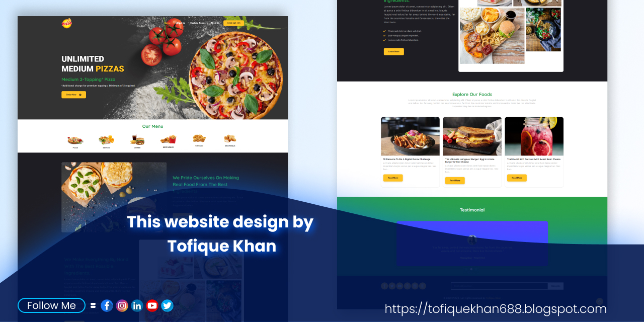 GitHub - tkwebdesigner/pizzaweb: PizzaWeb Food Website Html Template ...