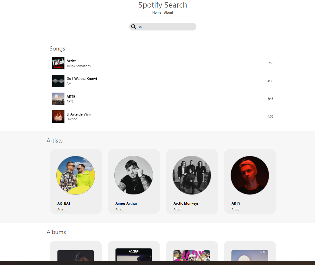 GitHub - Marshall-Power/Spotify-Search-App: About Spotify Search App ...