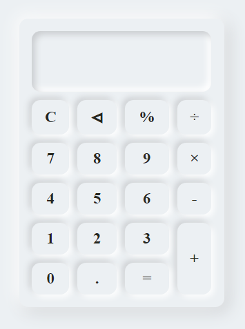GitHub - ashersuman/calculator: Vanilla JS calculator with neumorphic ...
