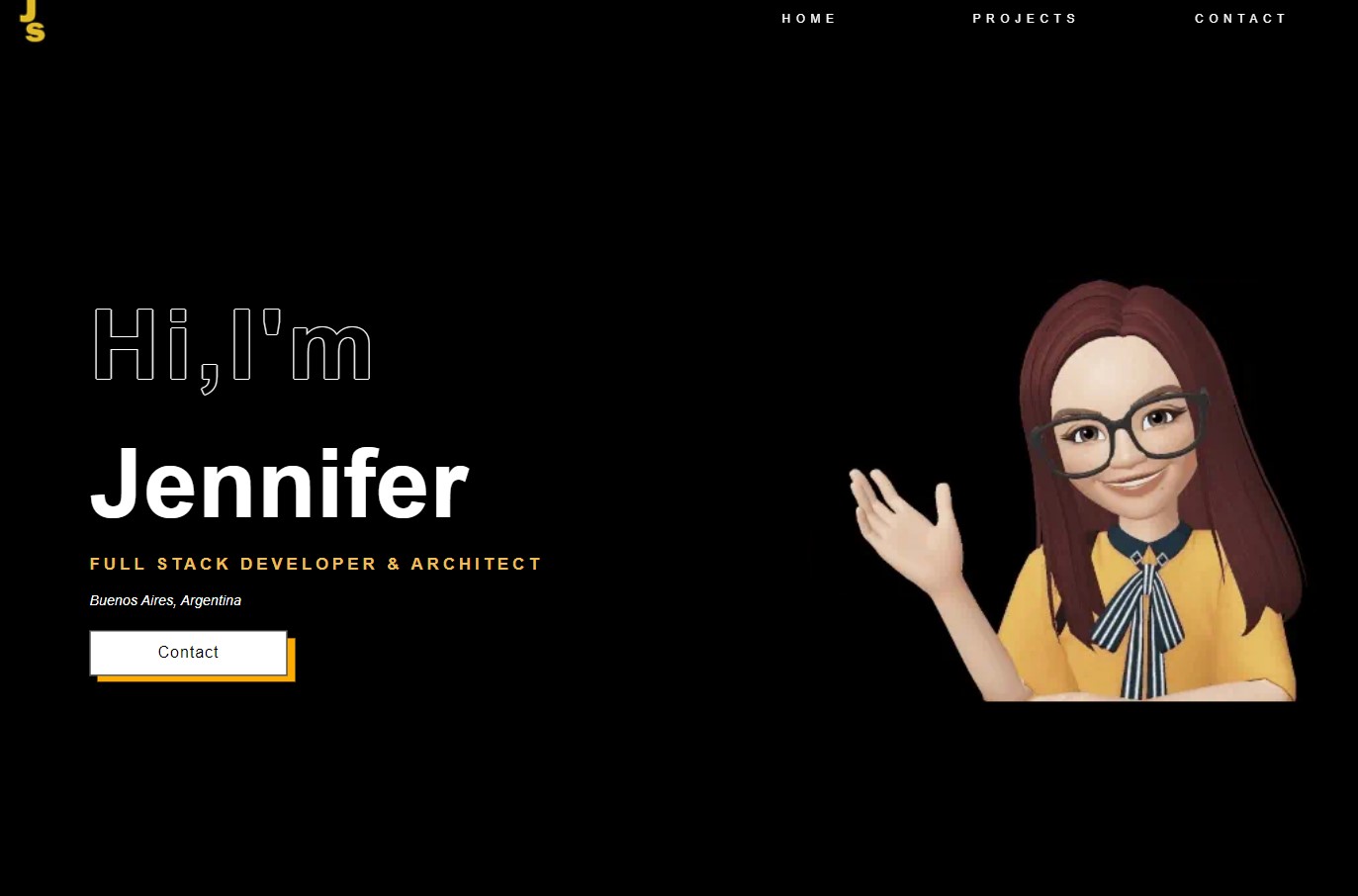 GitHub - dev-jennifer/portfolio-presentacion: Front-end realizado en react js y back-end para ...