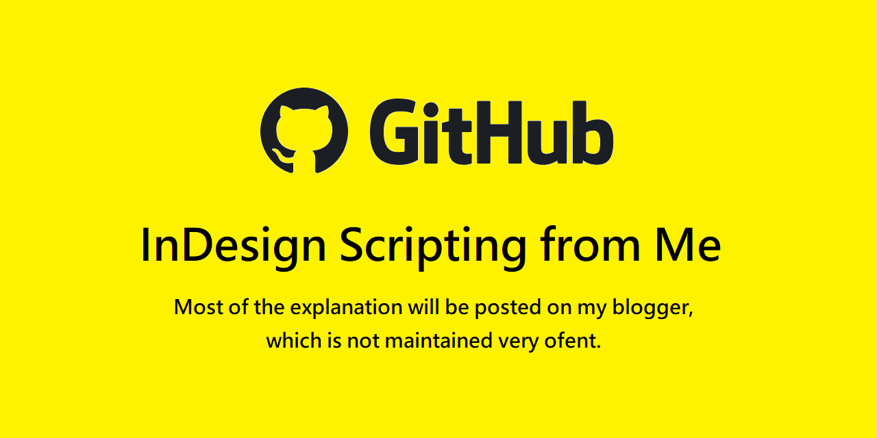 GitHub - ChengGiKan/InDesign-Scripting: InDesign Scripting