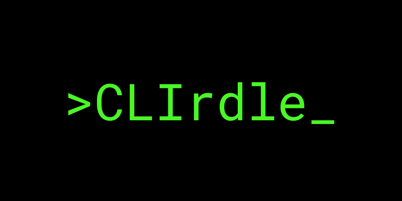 GitHub - superzackx/CLIrdle: Worlde as a CLI application.
