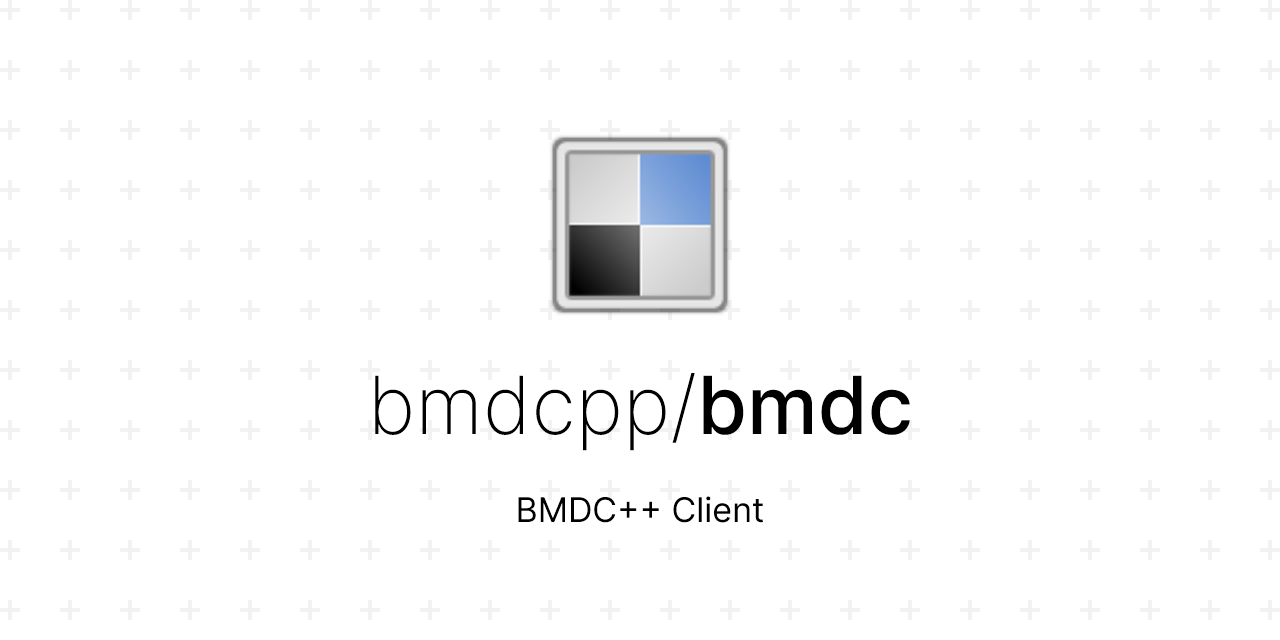GitHub - bmdcpp/bmdc: BMDC Client